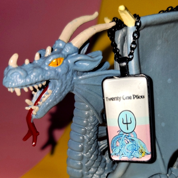 Accessories | Handmade Twenty One Pilots Scaled Icy Trash Dragon ...